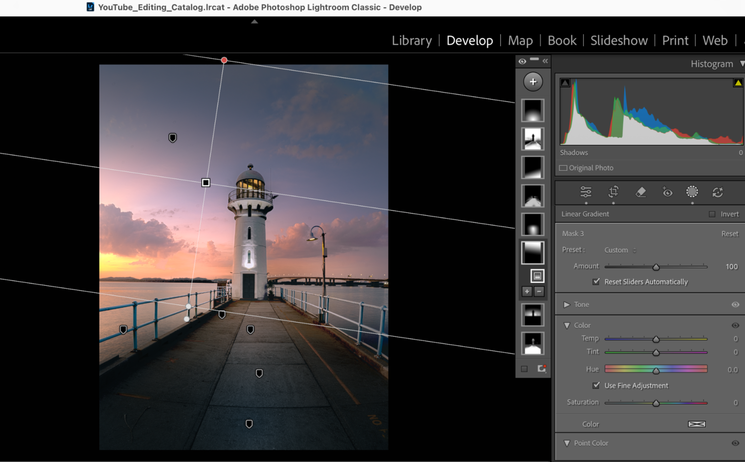 How I Edited This Lighthouse Sunset Photo at Raffles Marina (Step-by ...